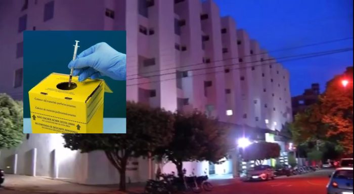 Grávida arremessa seringa contaminada no rosto de técnica na Santa Casa ...